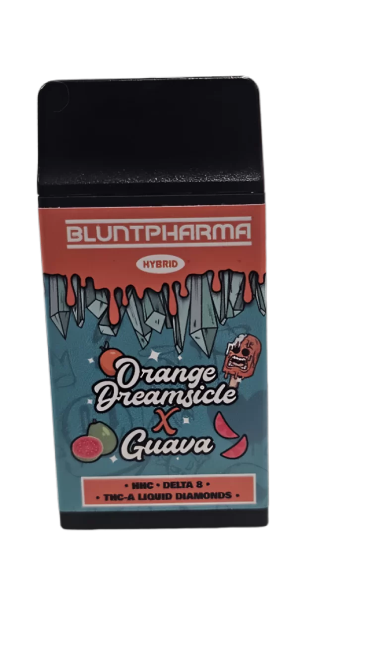 Orange Dreamsicle X Guava E Blunt Vape