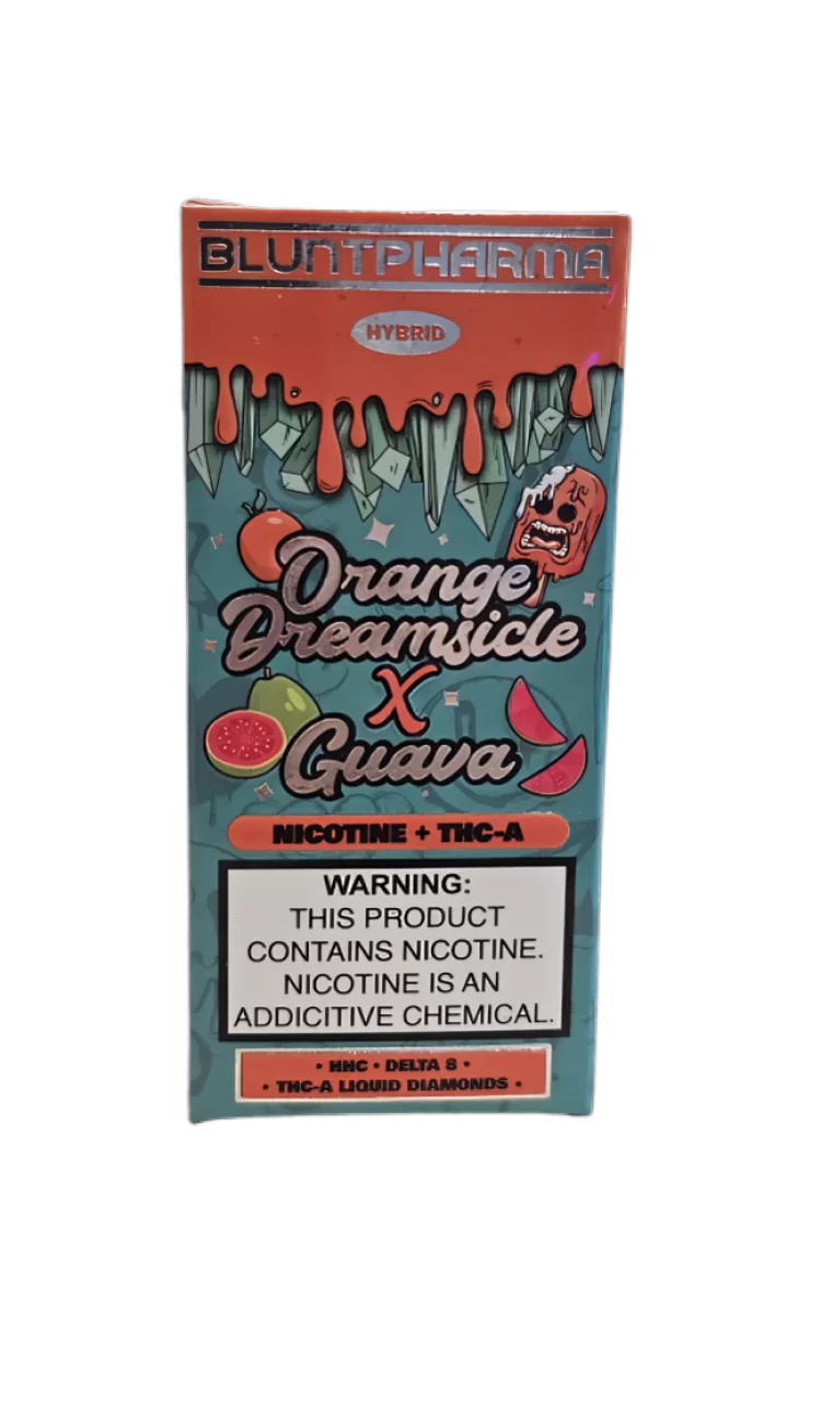 Orange Dreamsicle X Guava E Blunt Vape